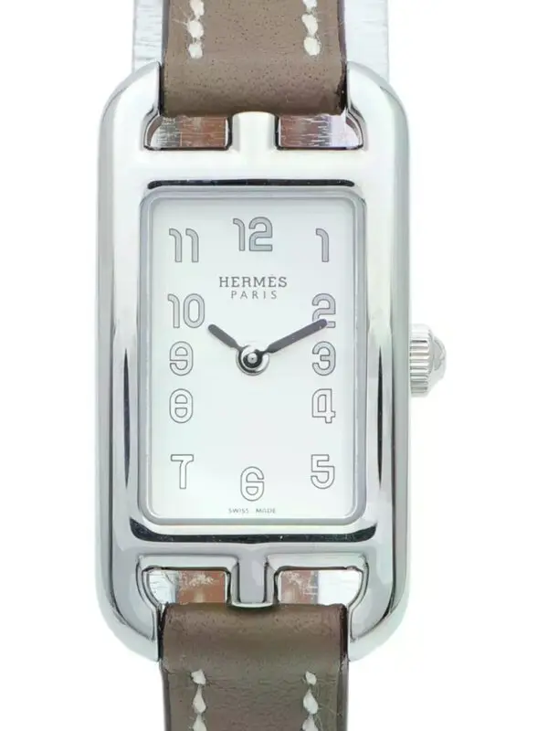 Hermès Nantucket Stainless Steel Watch With Dial