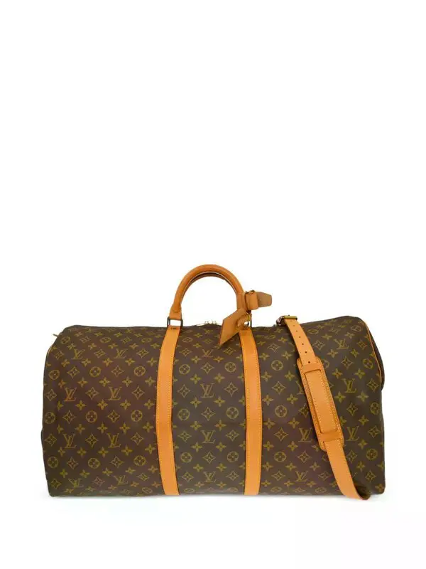 LOUIS VUITTON Keepall Bandoulière Holdall - Brown