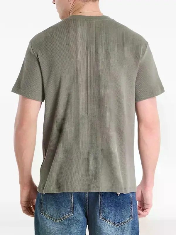 Calvin Klein Waffle-knit Logo-patch T-shirt
