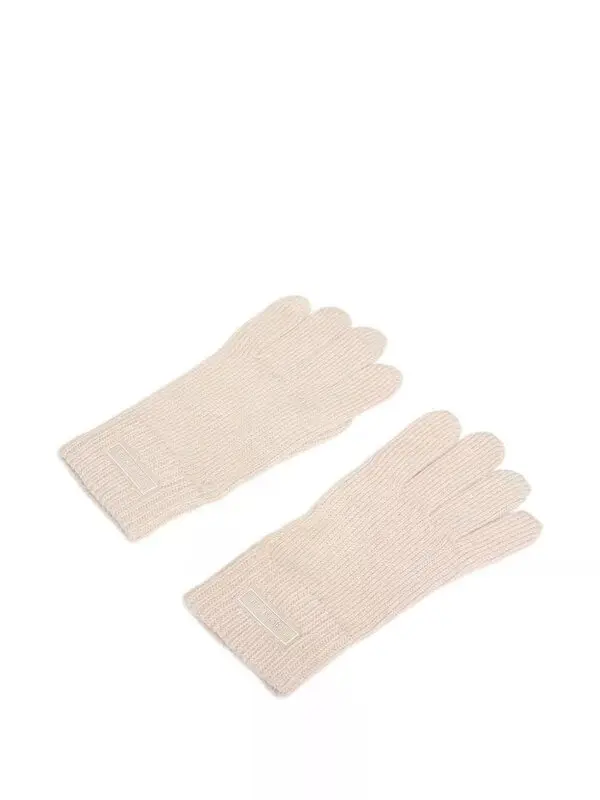 Calvin Klein Ribbed Logo Patch Gloves