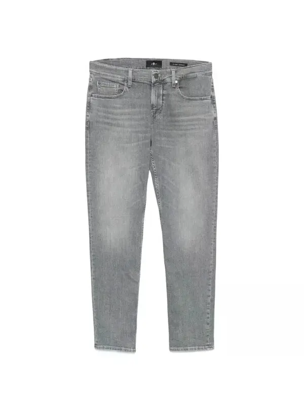 7 For All Mankind Whiskering Effect Jeans