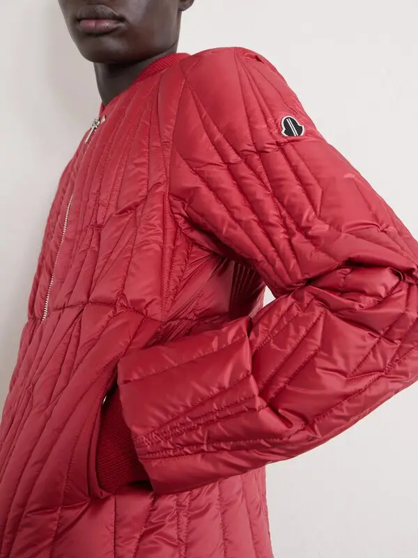 Rick Owens X Moncler Quilted Down Jacket