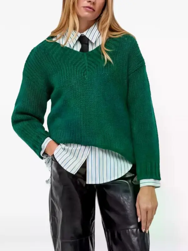 Beatrice B Striped Long-sleeve Shirt