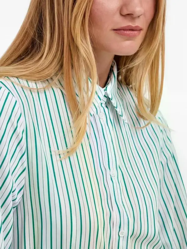 Beatrice B Striped Long-sleeve Shirt