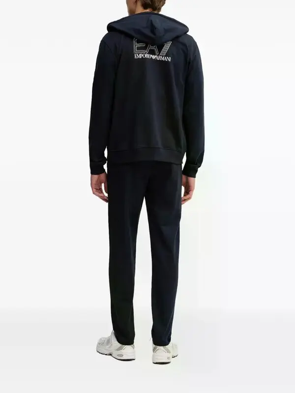 EA7 Logo-detail Hoodie Tracksuit