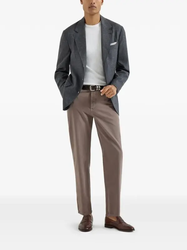Brunello Cucinelli Dyed Cotton Pants
