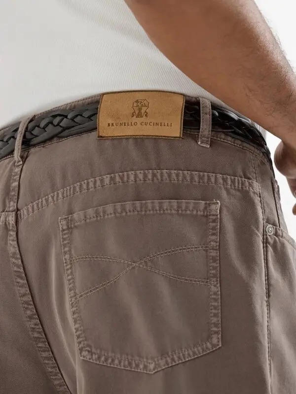 Brunello Cucinelli Dyed Cotton Pants