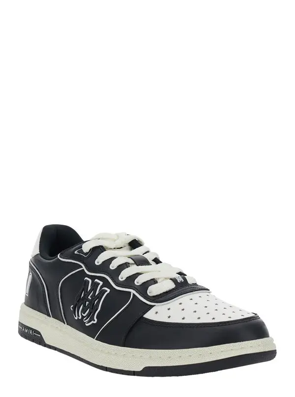 Amiri Newport' Leather Sneakers - Black