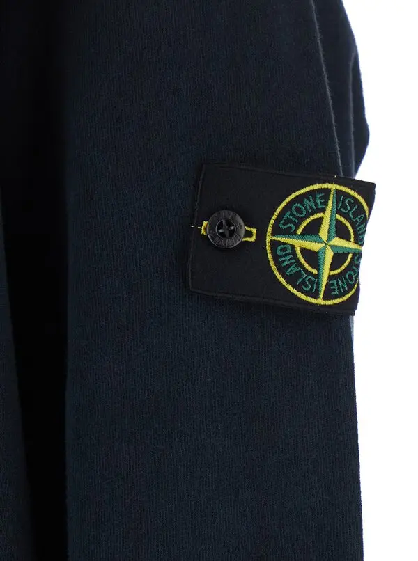 Stone Island Cotton Crewneck Sweatshirt With Logo Patch - Multicolor