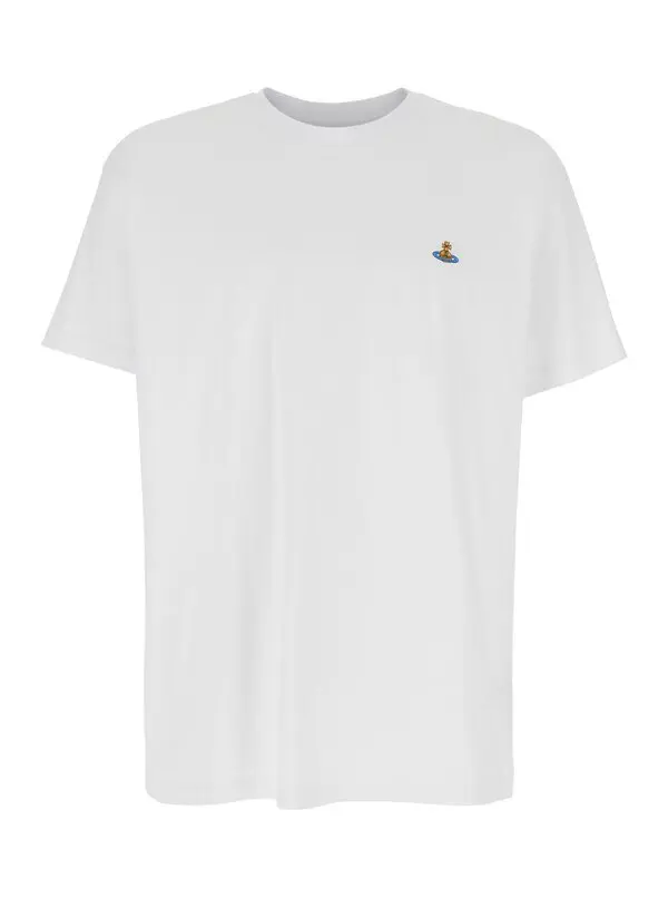 VIVIENNE WESTWOOD Orb Logo Cotton T-shirt - Multicolor