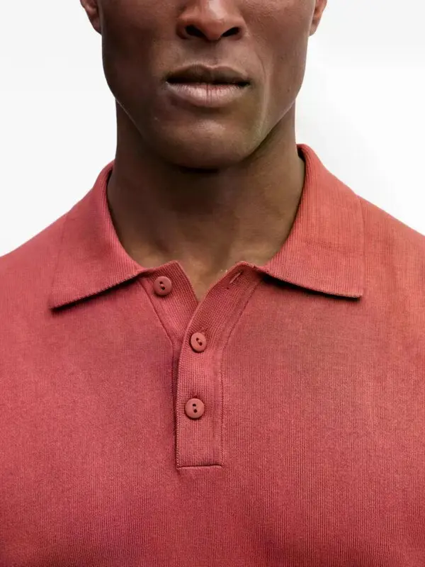 BLAUER. Custer Buttoned Polo Shirt