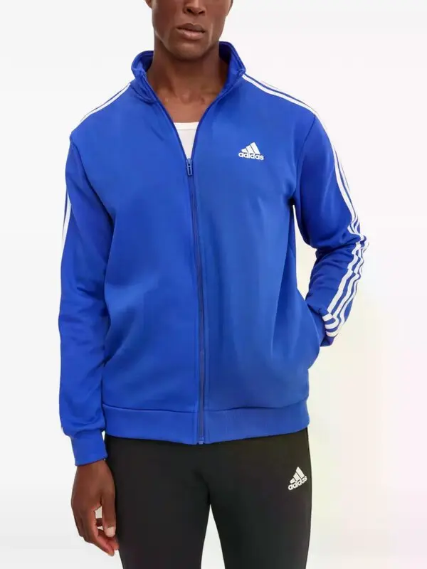Adidas Striped Zip Sweater