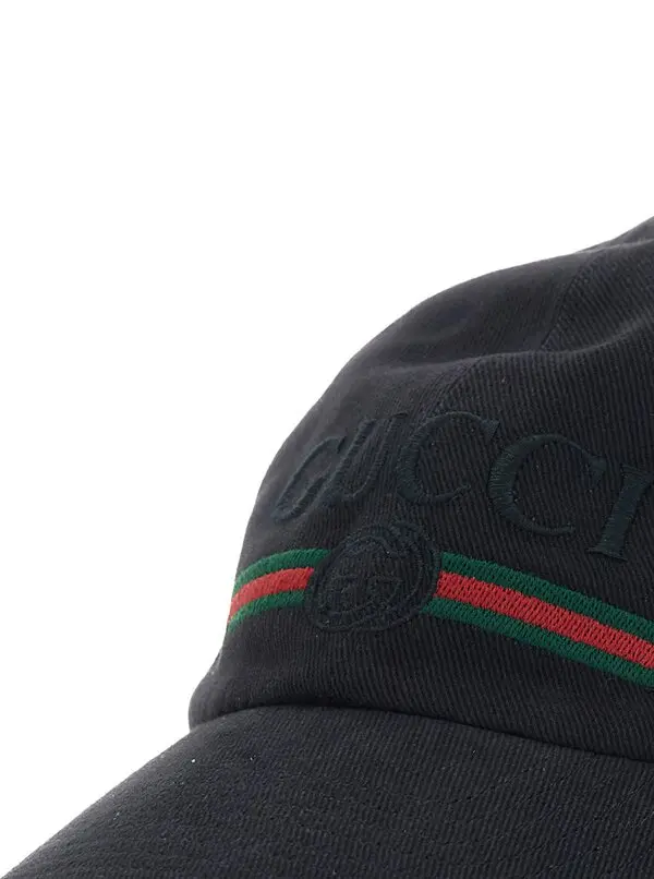 Gucci Baseball Cap With Embroidered Logo