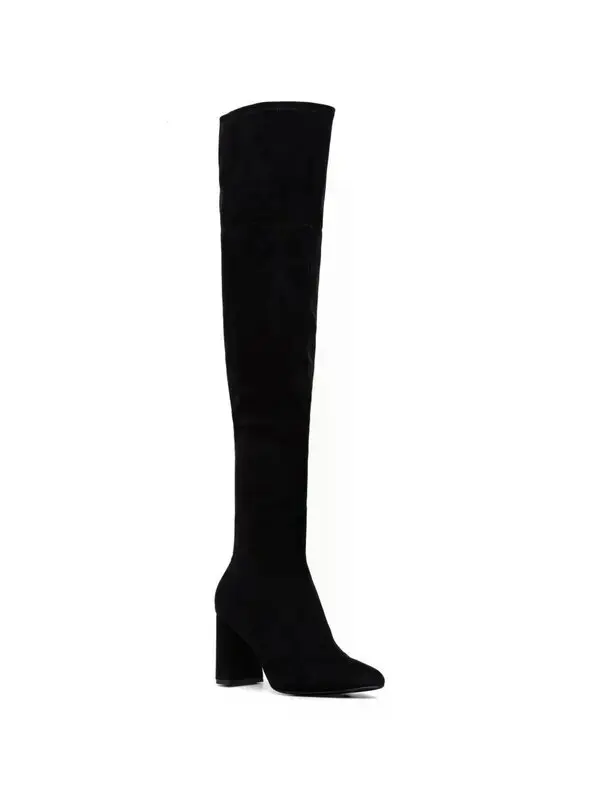 Jeffrey Campbell Suede Over-the-knee Boots - Black