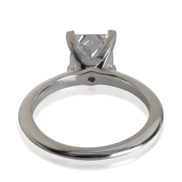 Tiffany & Co. 1.56 Carat Princess Diamond Engagement Ring