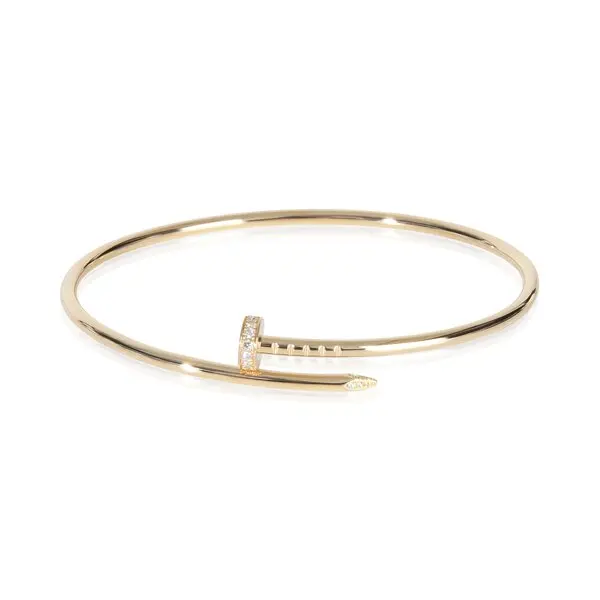 Cartier Yellow Gold Diamond Small Model Juste Un Clou Bracelet - Yellow_gold