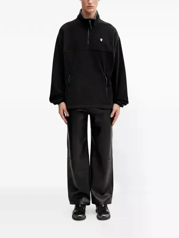 AAPE BY *A BATHING APE Logo Detail Zip-up Sweatshirt