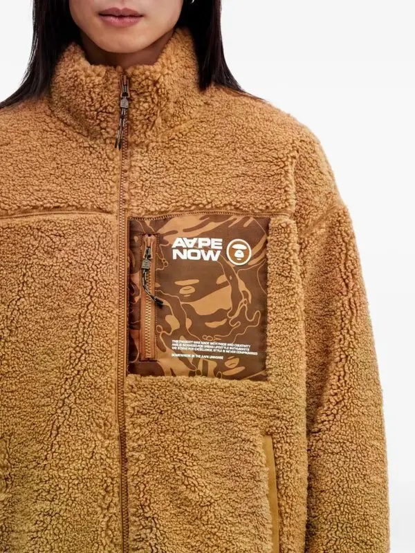 AAPE BY *A BATHING APE Zip-up Fleece Sweatshirt