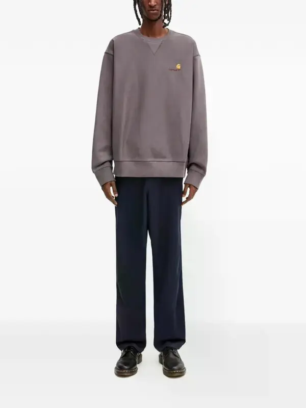 Carhartt Work In Progress Navy Straight-leg Trousers