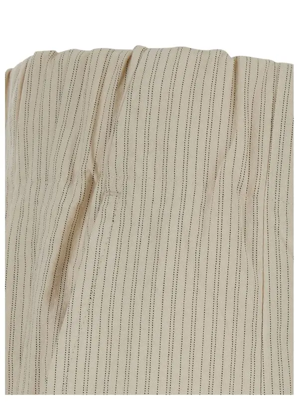 Dries Van Noten Striped Cotton Pants With Elasticated Waist - Multicolor