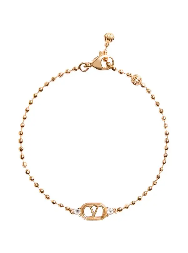 Valentino Garavani Ovalette Metal/strass Bracelet - Multicolor