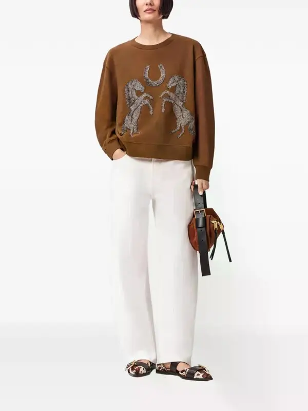 ALLSAINTS Pippa Horse-motif Sweatshirt