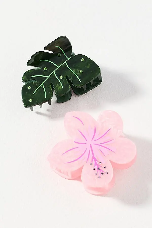 FRASIER STERLING Summer Claw Clips, Set Of 2 - Aloha