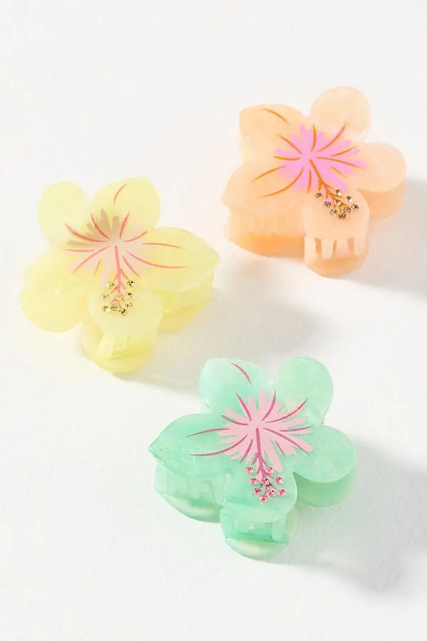 FRASIER STERLING Kona Claw Clips, Set Of 3 - Multi