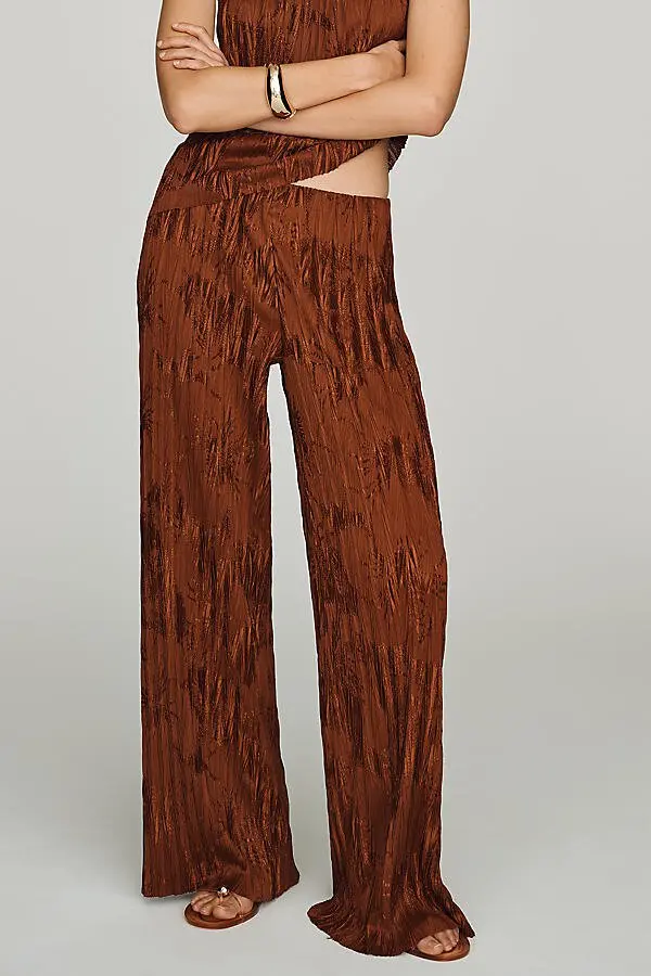 Maeve Ribbed Crinkle Pants