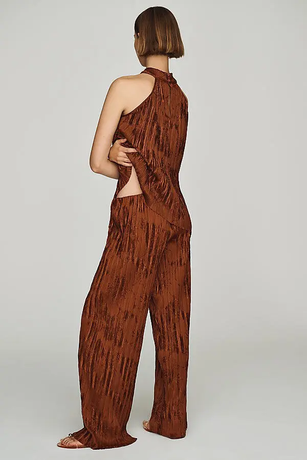Maeve Ribbed Crinkle Pants