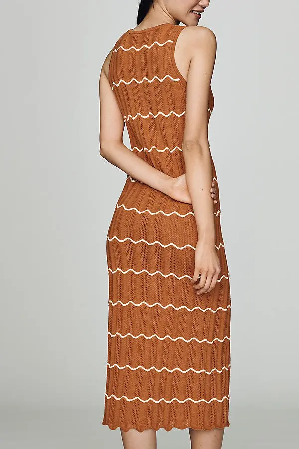 Varley Yuna Knit Midi Dress