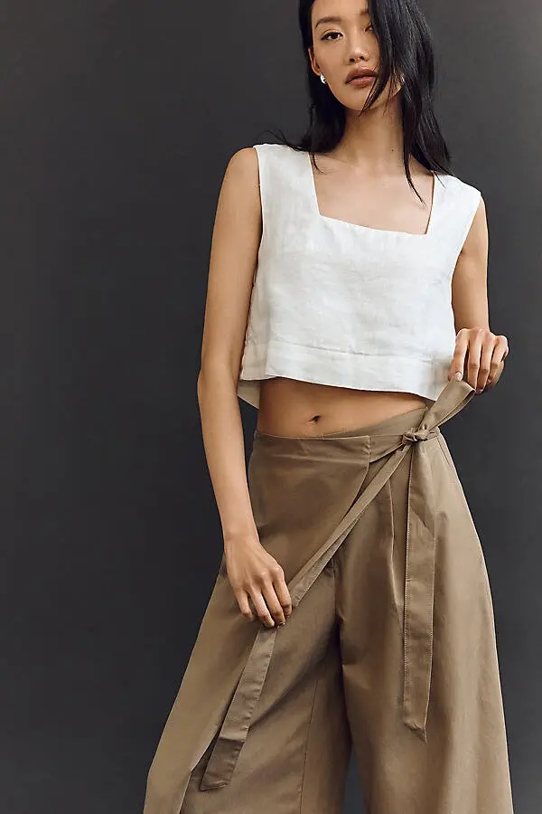 WHITEROOM + CACTUS Wrap Side-tie Pants