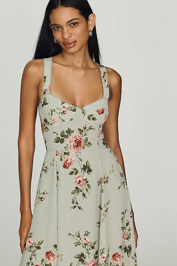 REFORMATION Lela Midi Dress