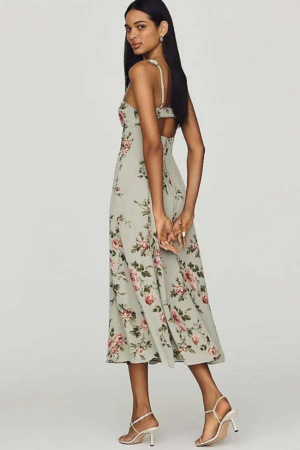 REFORMATION Lela Midi Dress