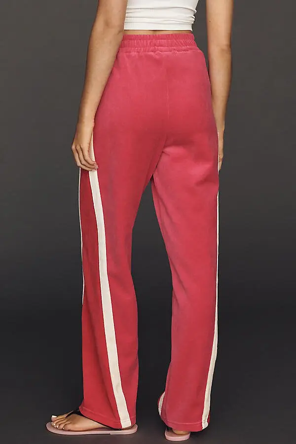 ARAMINTA JAMES Velour Splice Track Pants
