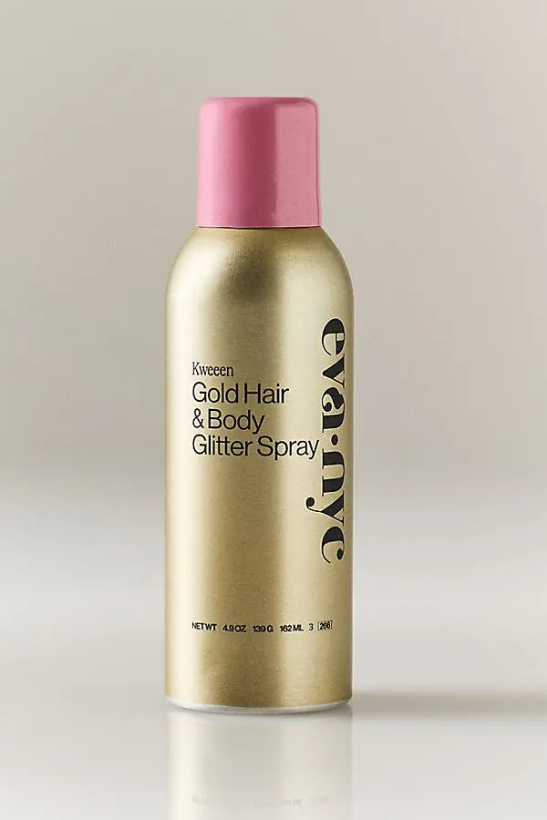 EVA NYC Kweeen Hair & Body Glitter Spray - Gold