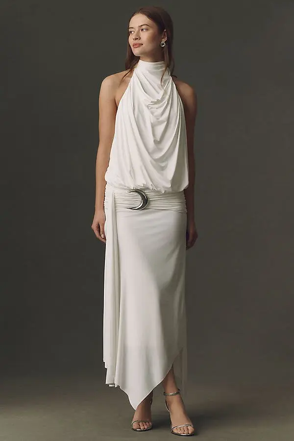 DE LA VALI Vida Midi Dress - Ivory