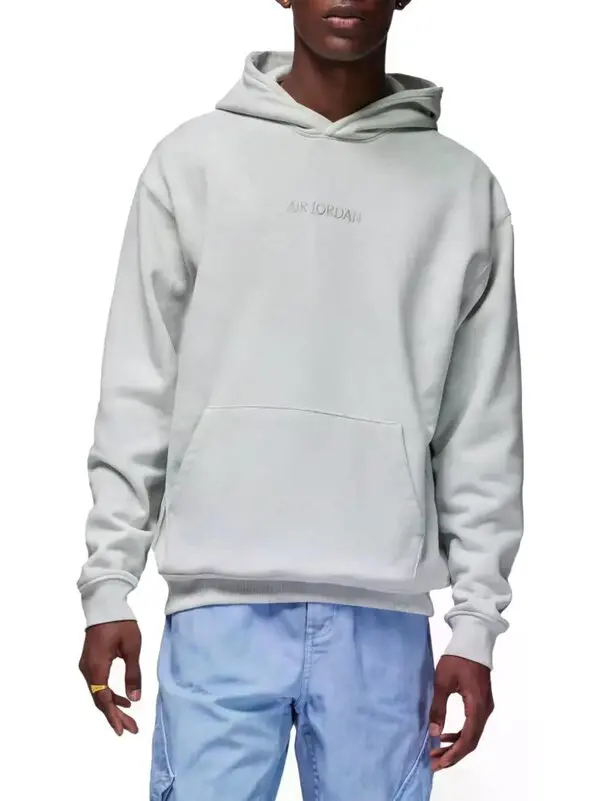 JORDAN Wordmark Embroidered-logo Hoodie