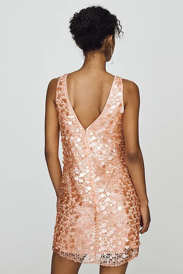 Saylor Kitty Sequ Mi Dress