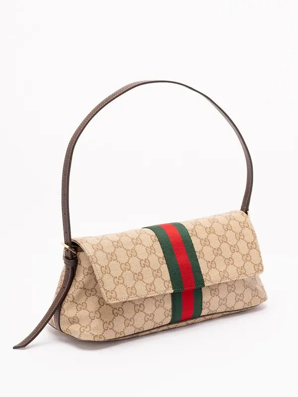 Gucci Monogram Canvas Tote Bag
