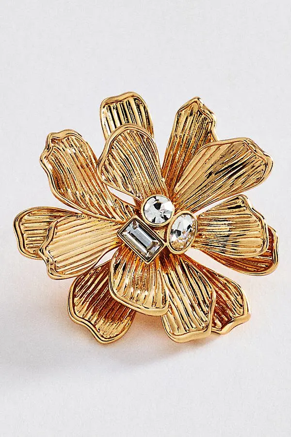 Baublebar Zahra Gold Flower Earrings