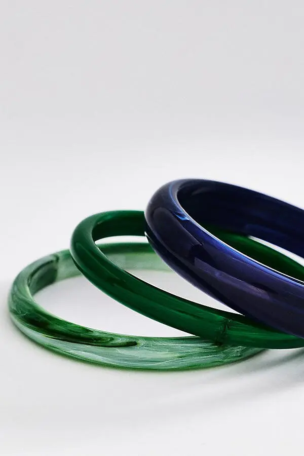Baublebar Raven Resin Bangles, Set Of 3