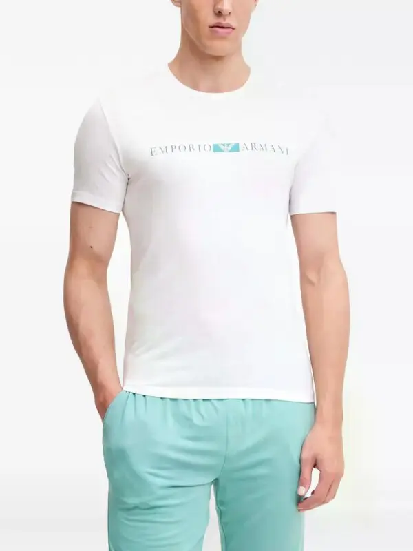Armani Exchange Logo-print T-shirt - White