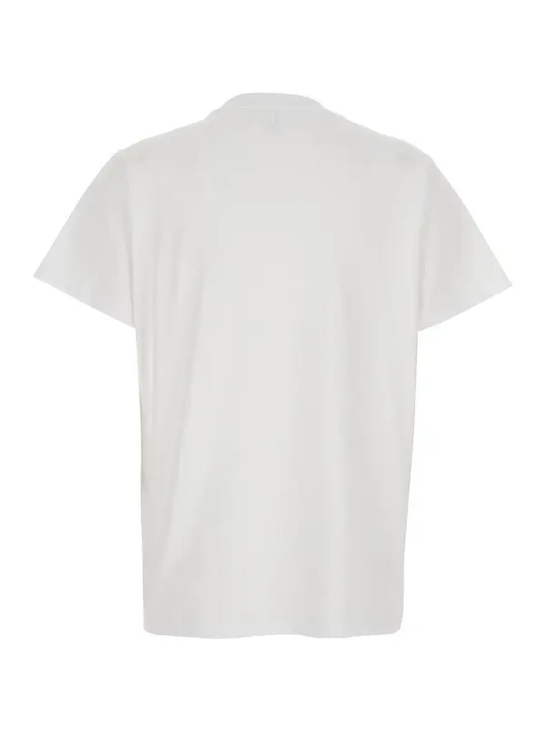GANNI Cotton T-shirt With Strawberry And Logo Print - Multicolor