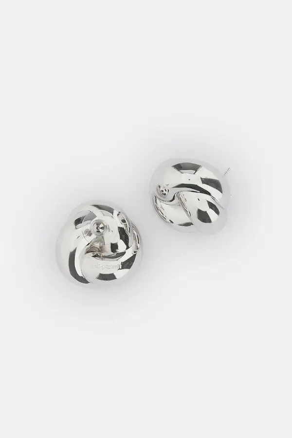 SELF-PORTRAIT Knotted Earrings - Argento