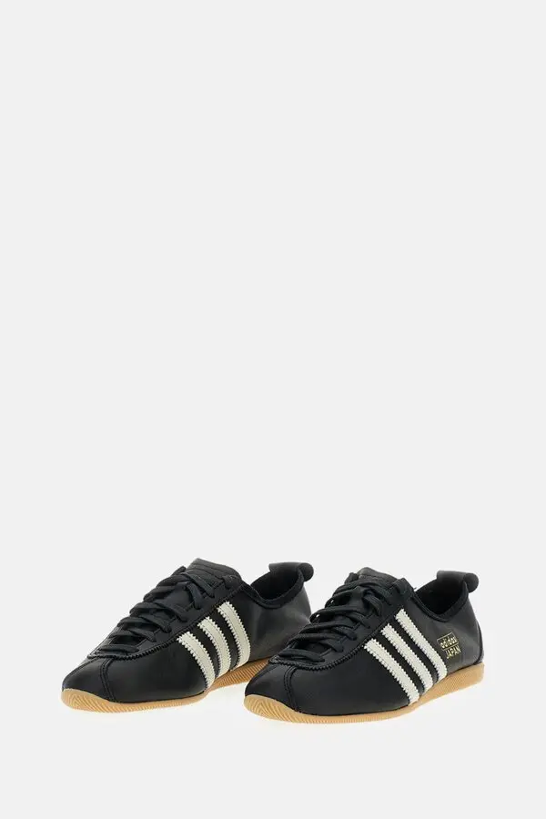 ADIDAS ORIGINALS Japan Model Leather Sneakers - Black