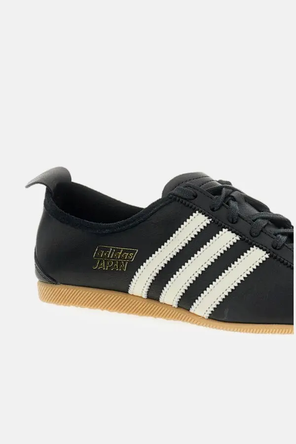 ADIDAS ORIGINALS Japan Model Leather Sneakers - Black