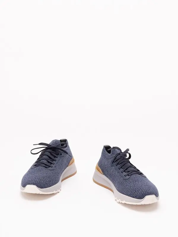 Brunello Cucinelli Wool Knit Sneakers