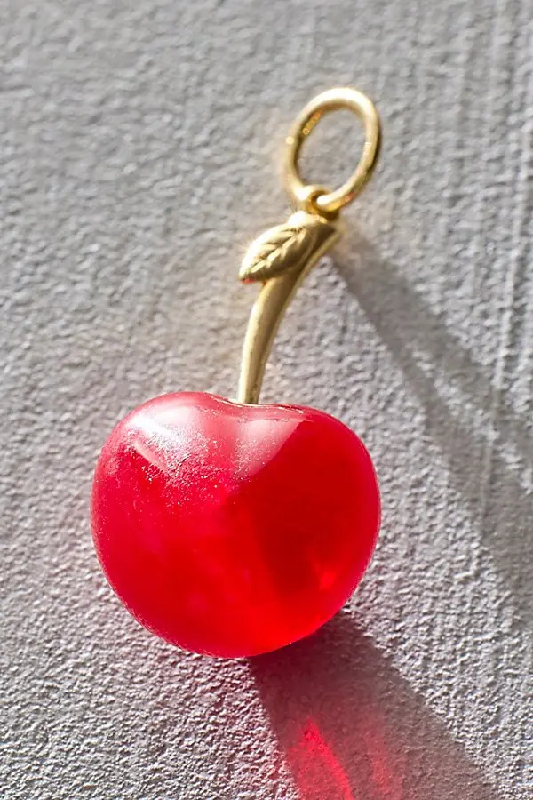 MAURA GREEN Cherry Bomb Charm - Red