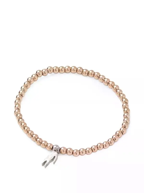 Lacoste Beaded Charm Bracelet - Gold